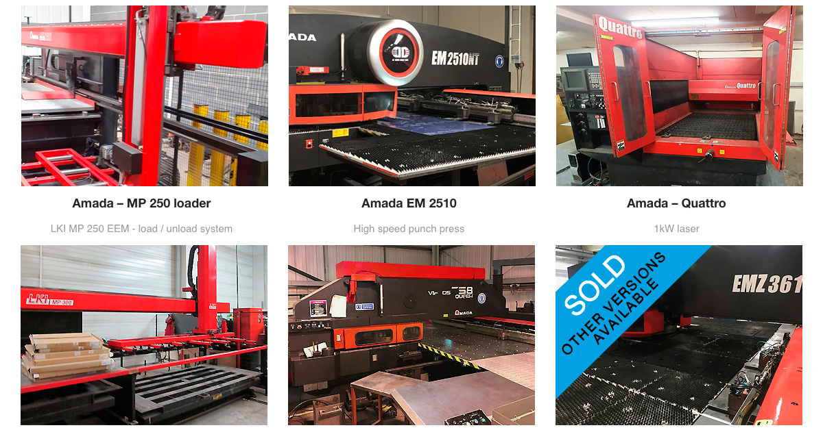 Amada Machines for Sale | Used & Secondhand Fabrication Machines